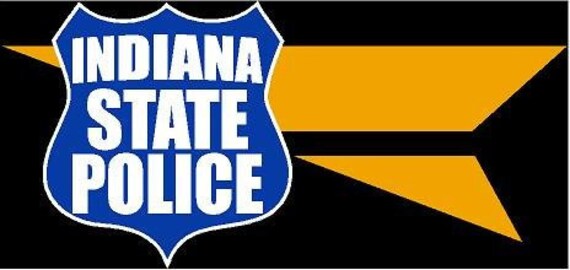 Indiana State Police Gold and Blue Reflective or Matte Vinyl | Etsy