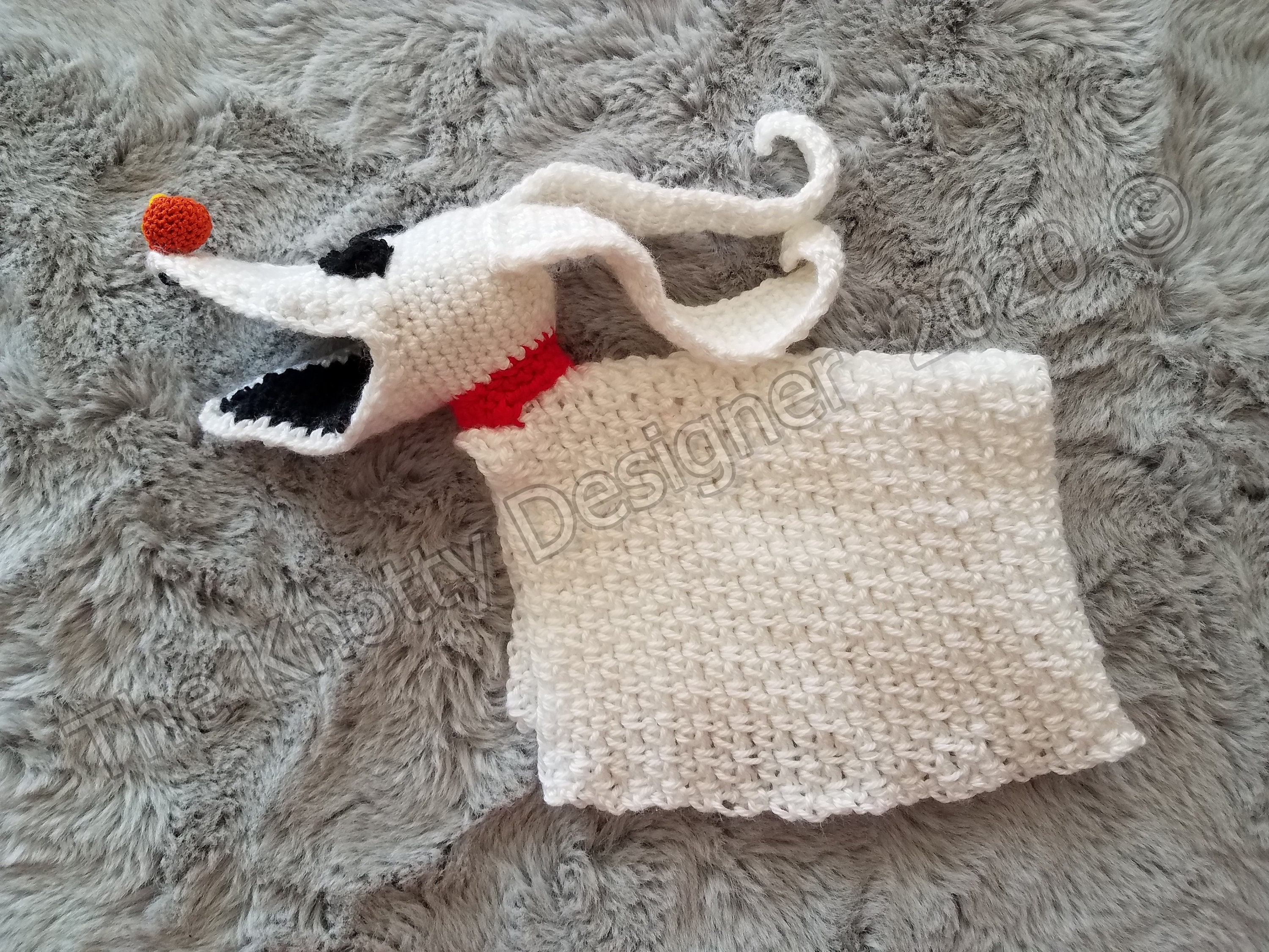 Crochet Zero Dog Pattern, Crochet Zero Pattern, Crochet Zero Stuffie ...