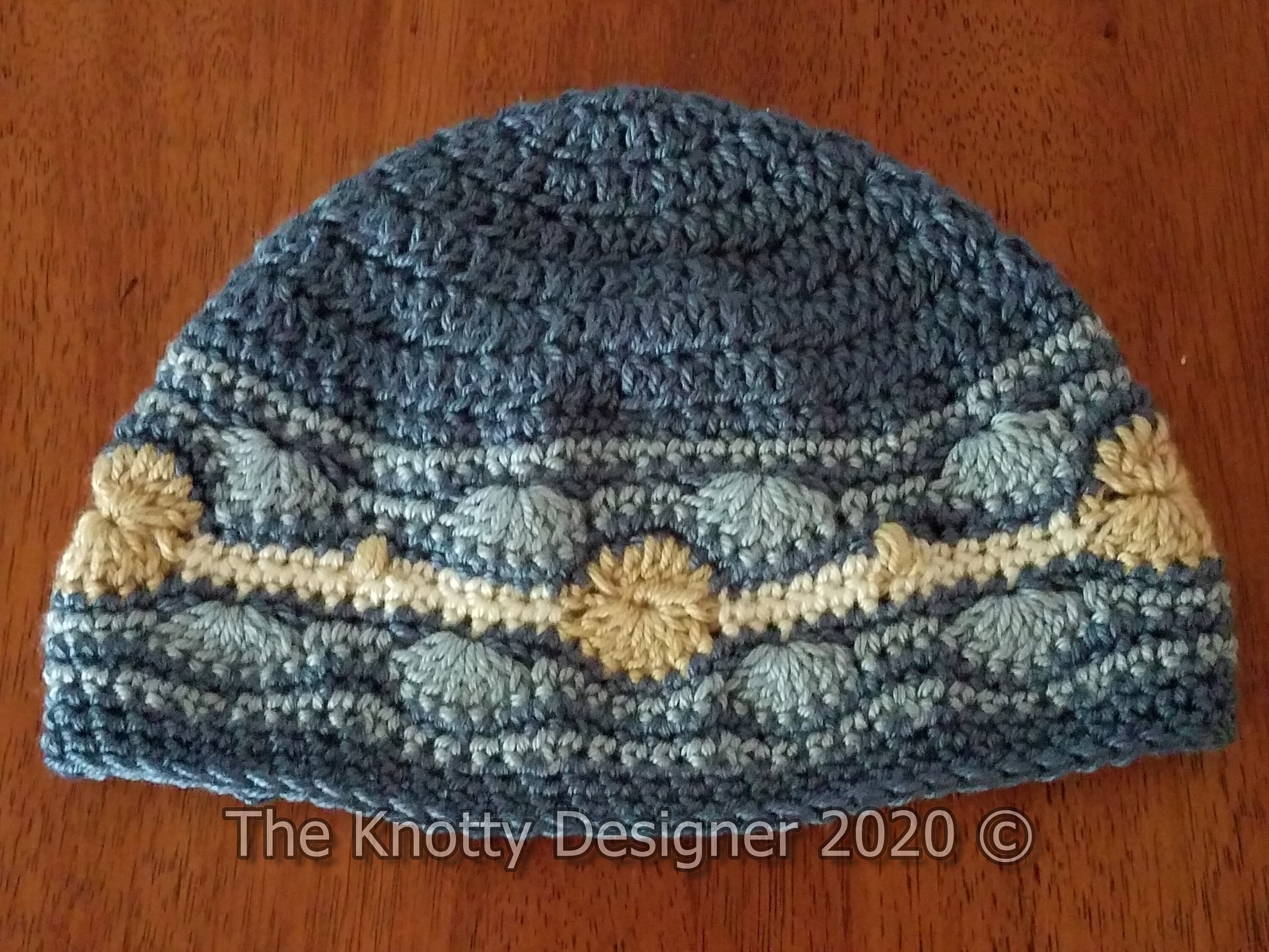 Fun and Unique Crochet Hat, Waves and Pebbles Hat, PDF File, Women's ...
