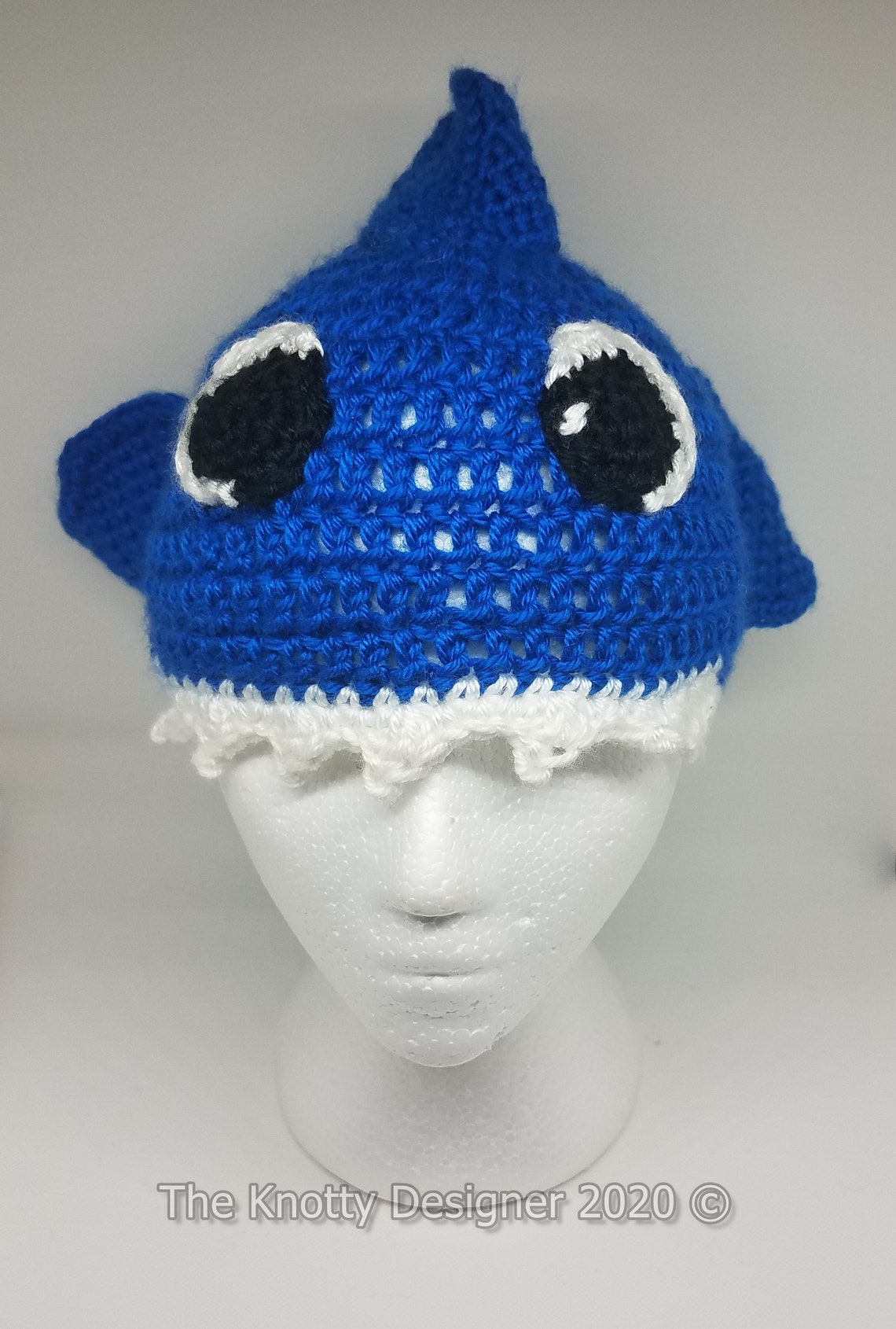 Swimming Shark Hat, Crochet Shark Hat, Toddler and Child Size Crochet ...
