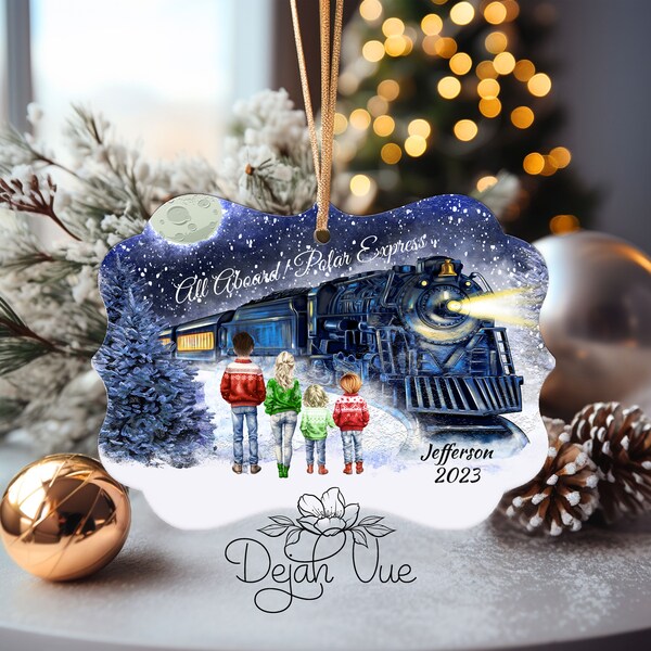 Polar Express Train Ornament - Etsy