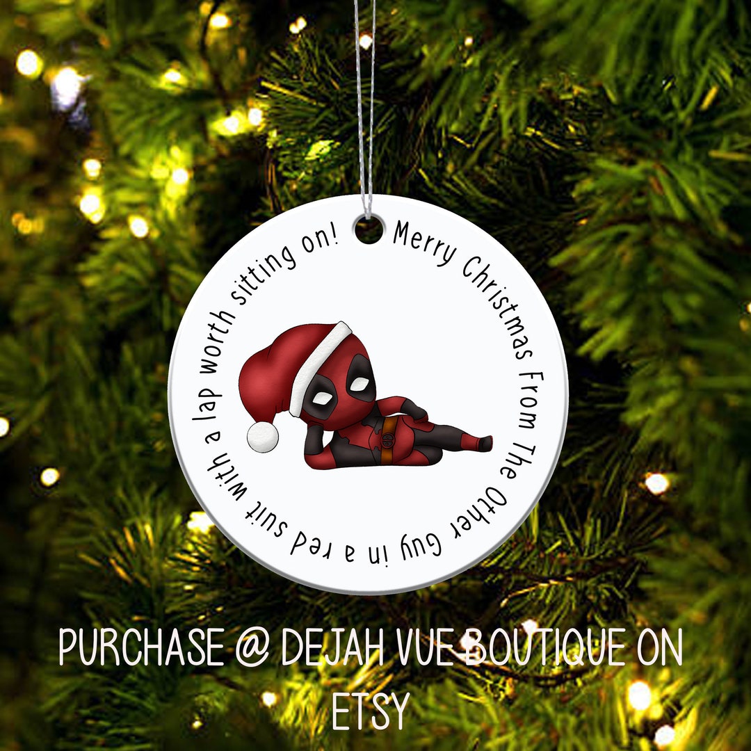 Deadpool Dead Pool Christmas Ornament - Etsy