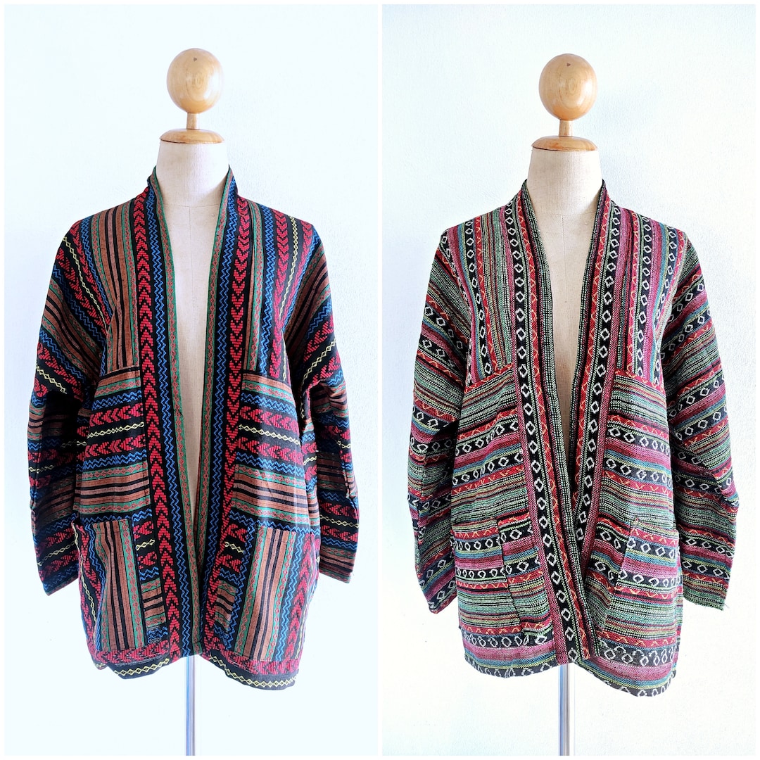 Traditional Loose Cotton Robe, Naga Robe Long Coat Free Size, Unisex ...