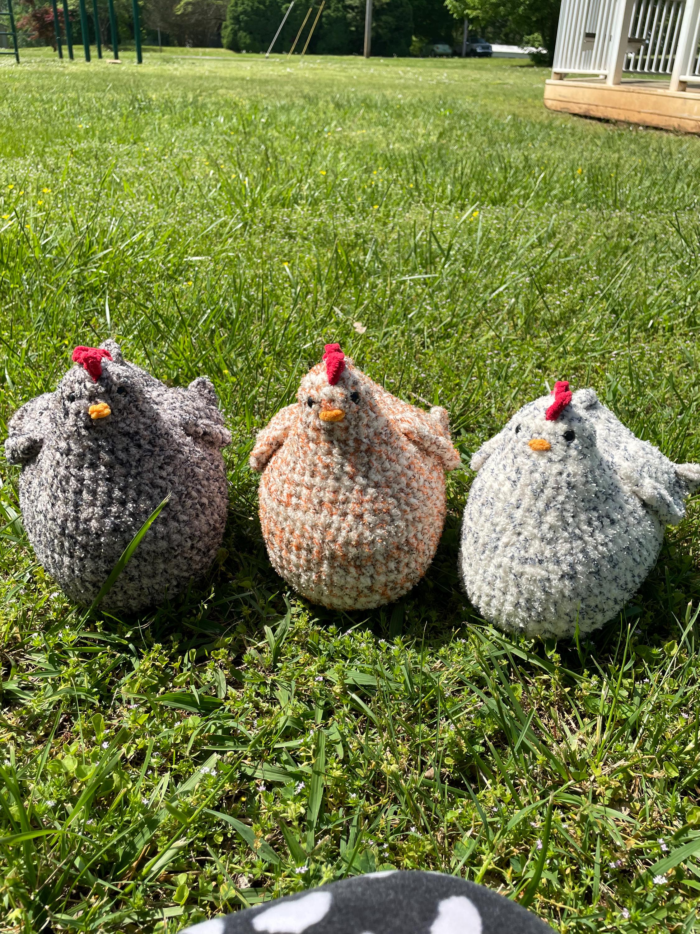 Crochet, Plushie, Chicken, Hen, Amigurumi, Farmhouse Decor - Etsy
