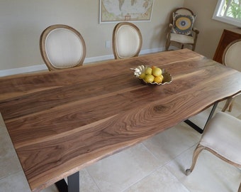 Walnut dining table | Etsy