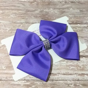 Purple Big Hair Bow Purple Fully Lined Large Hair Bows Hair - Etsy