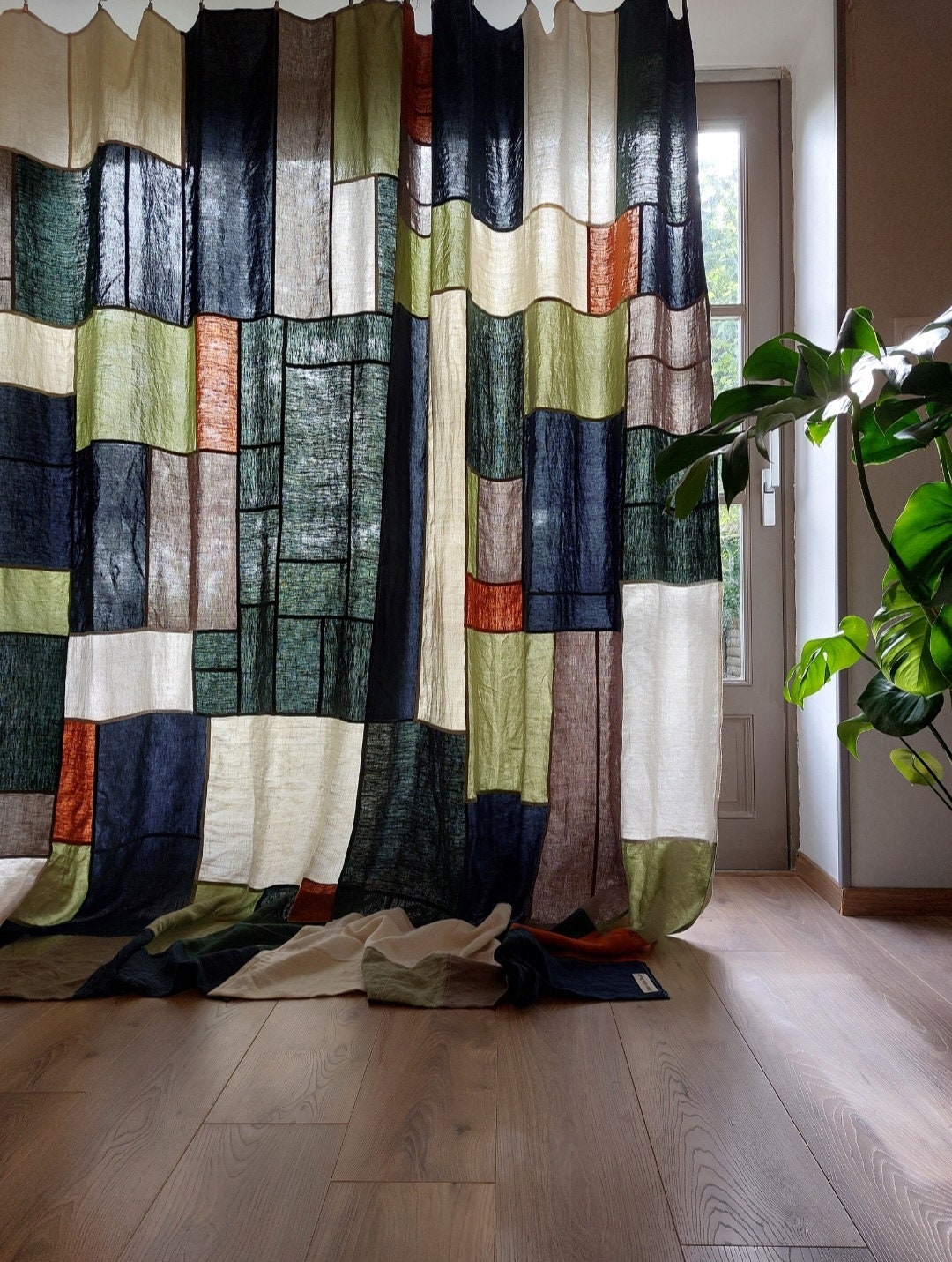 BIG BIG patchwork artisanal upcyclé - Etsy 日本