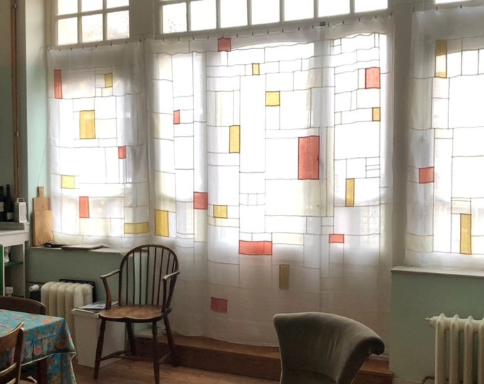 Handmade Custom Bojagi-inspired Curtains and Textiles Made From Vintage ...