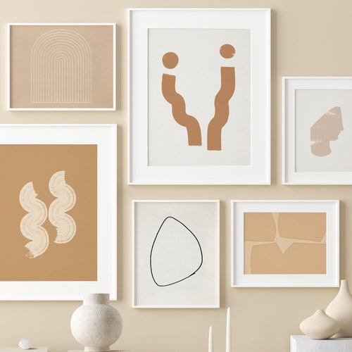 Printable Wall Art Downloadable Print Simple Forms Geometric - Etsy