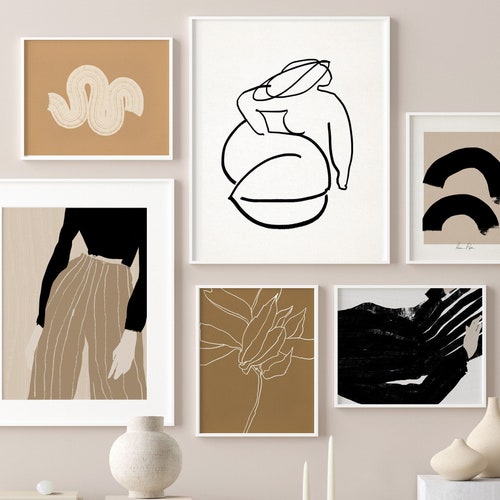 Simple Form Art Downloadable Print Printable Wall Art | Etsy