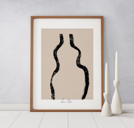 Simple Form Art Downloadable Print Printable Wall Art - Etsy