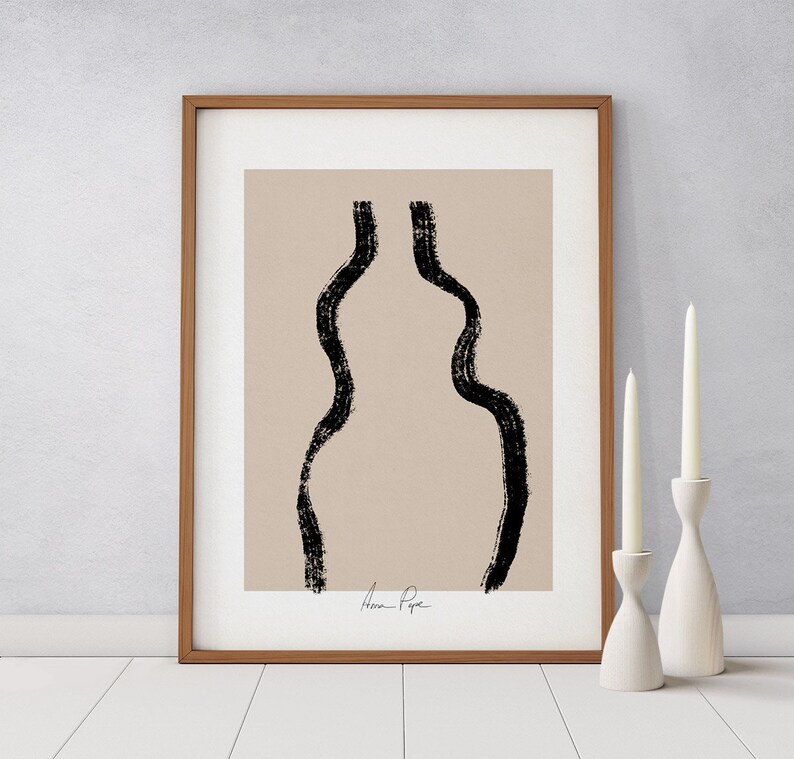 Simple Form Art Downloadable Print Printable Wall Art - Etsy