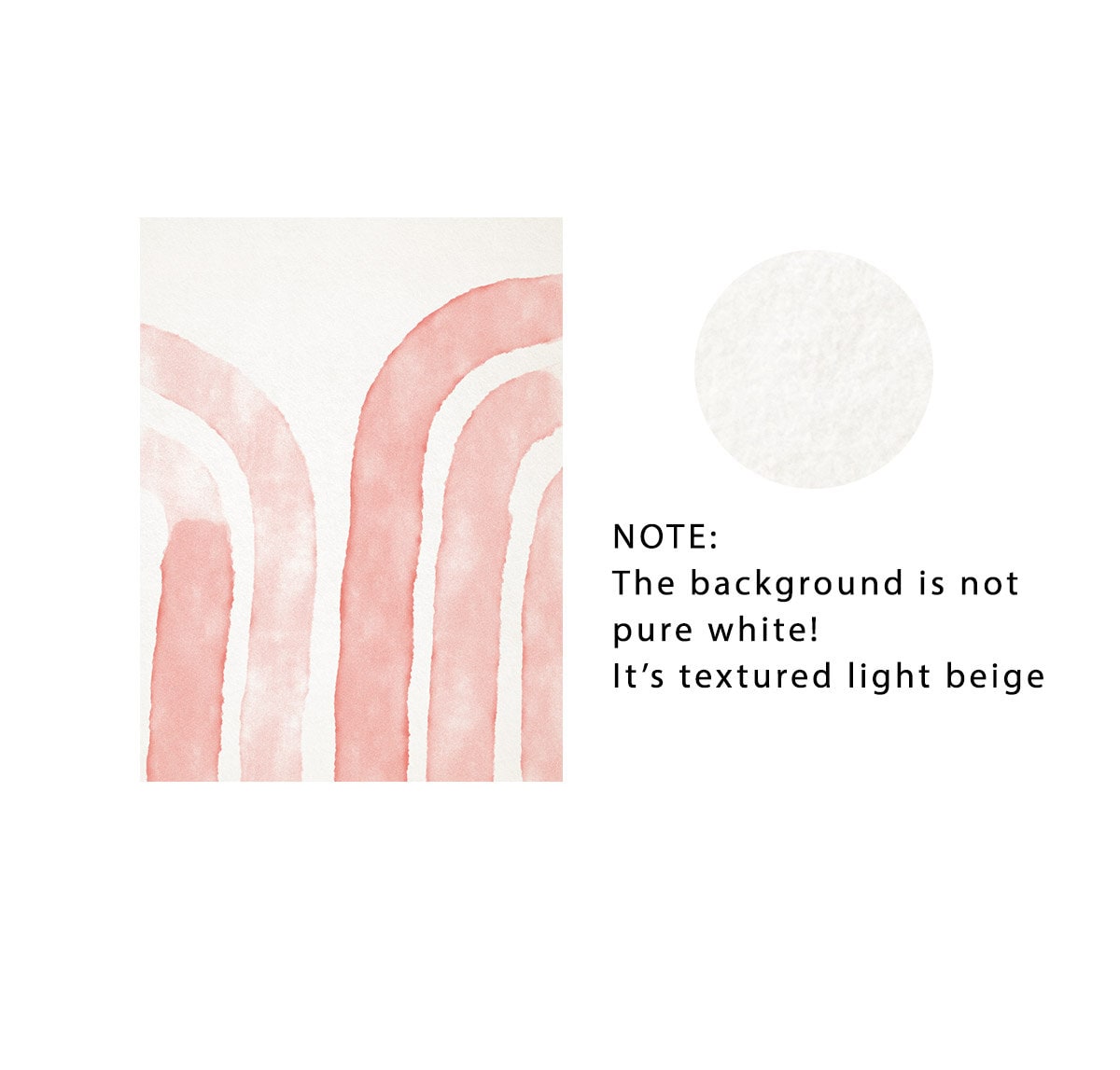 Printable Wall Art Blush Pink Lines Downloadable Abstract | Etsy