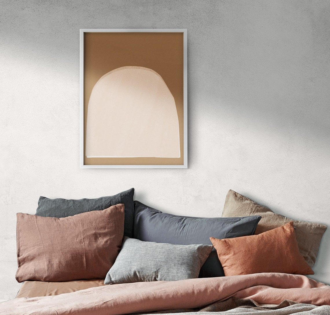 Beige Arch Art Downloadable Print Printable Modern Instant - Etsy