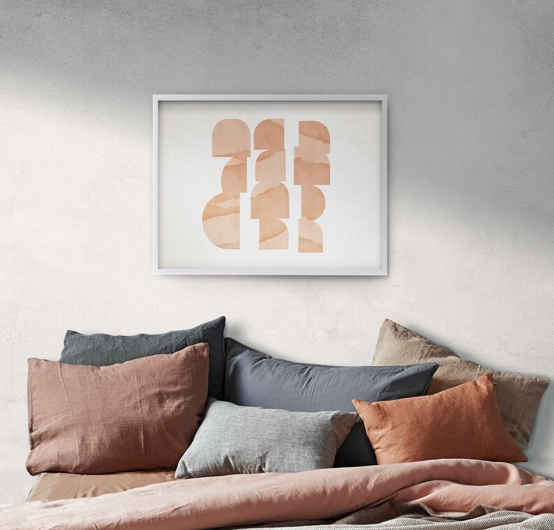 Printable Wall Art Downloadable Print Simple Forms - Etsy