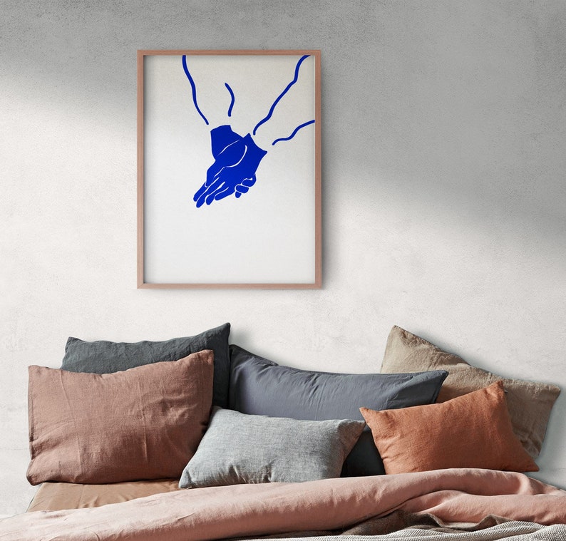 Female Hands Painting Downloadable Print Printable Modern - Etsy