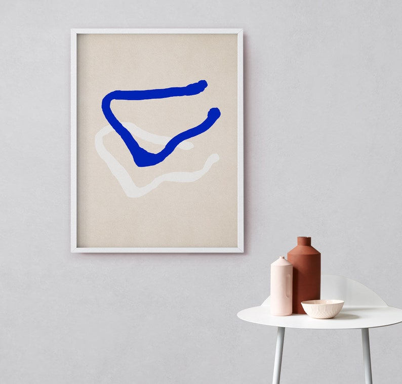 Abstract Line Art Downloadable Print Printable Modern Art | Etsy