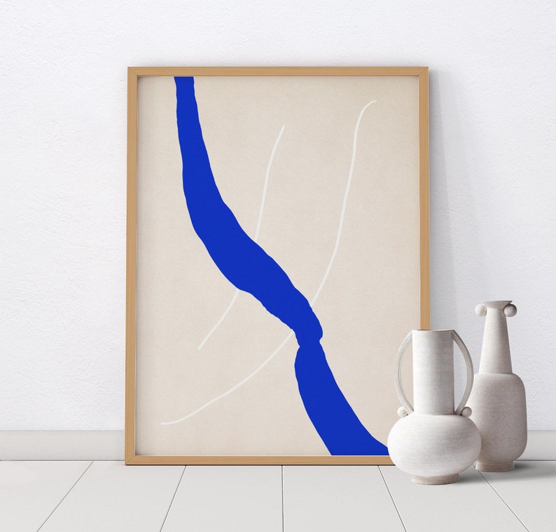 Abstract Line Art Downloadable Print Printable Modern Art | Etsy