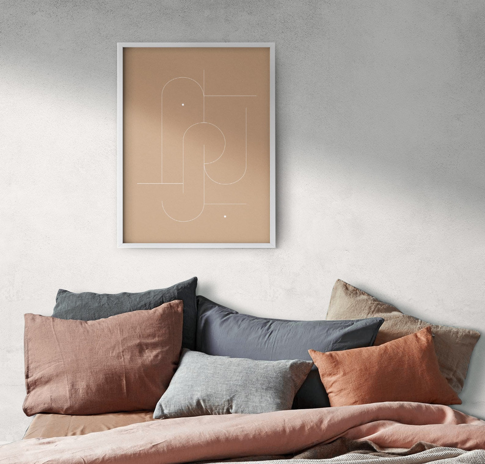 Geometric Line Art Downloadable Print Printable Modern Art | Etsy