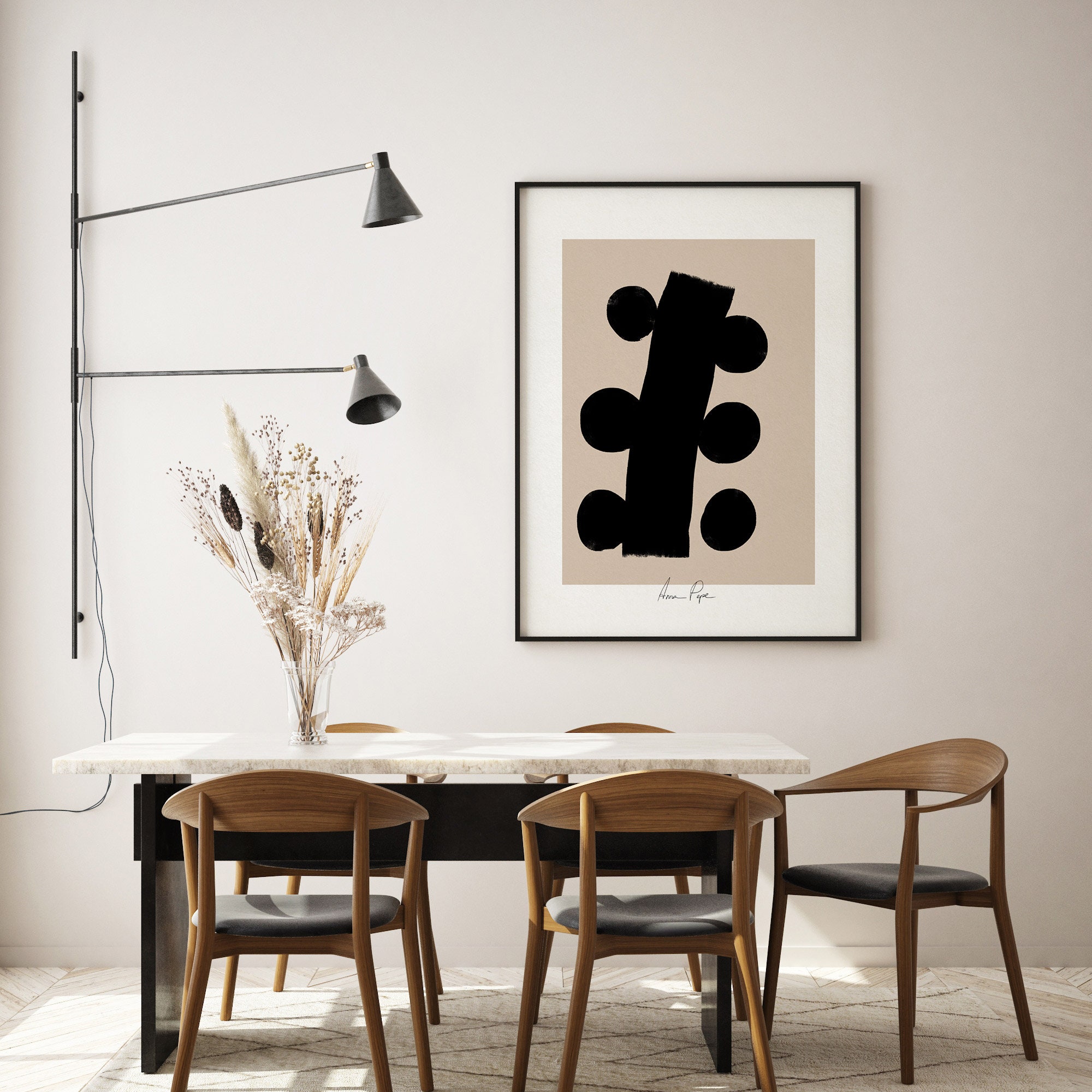 Simple Form Art Downloadable Print Printable Wall Art - Etsy