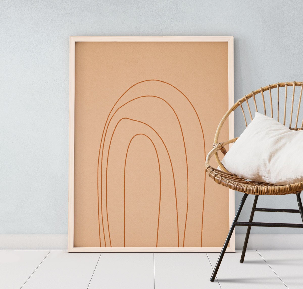 Abstract Lines Print Downloadable Print Printable Modern | Etsy