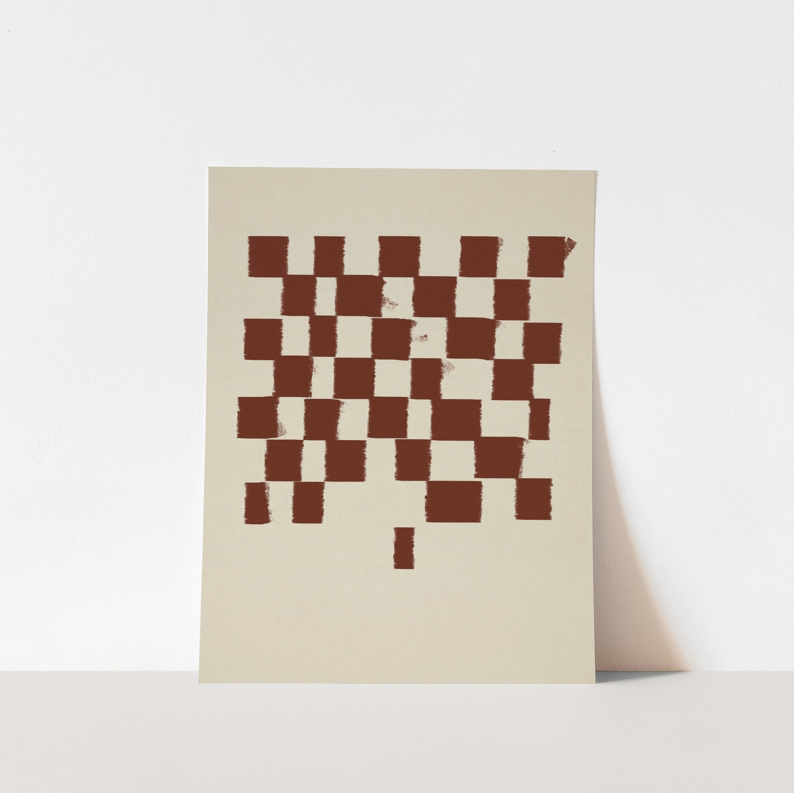 Checkerboard Printable Wall Art Geometric Downloadable Print - Etsy