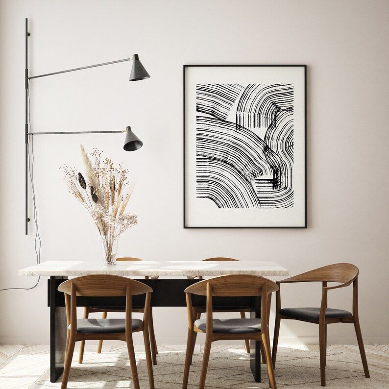 Simple Form Art Downloadable Print Printable Wall Art | Etsy