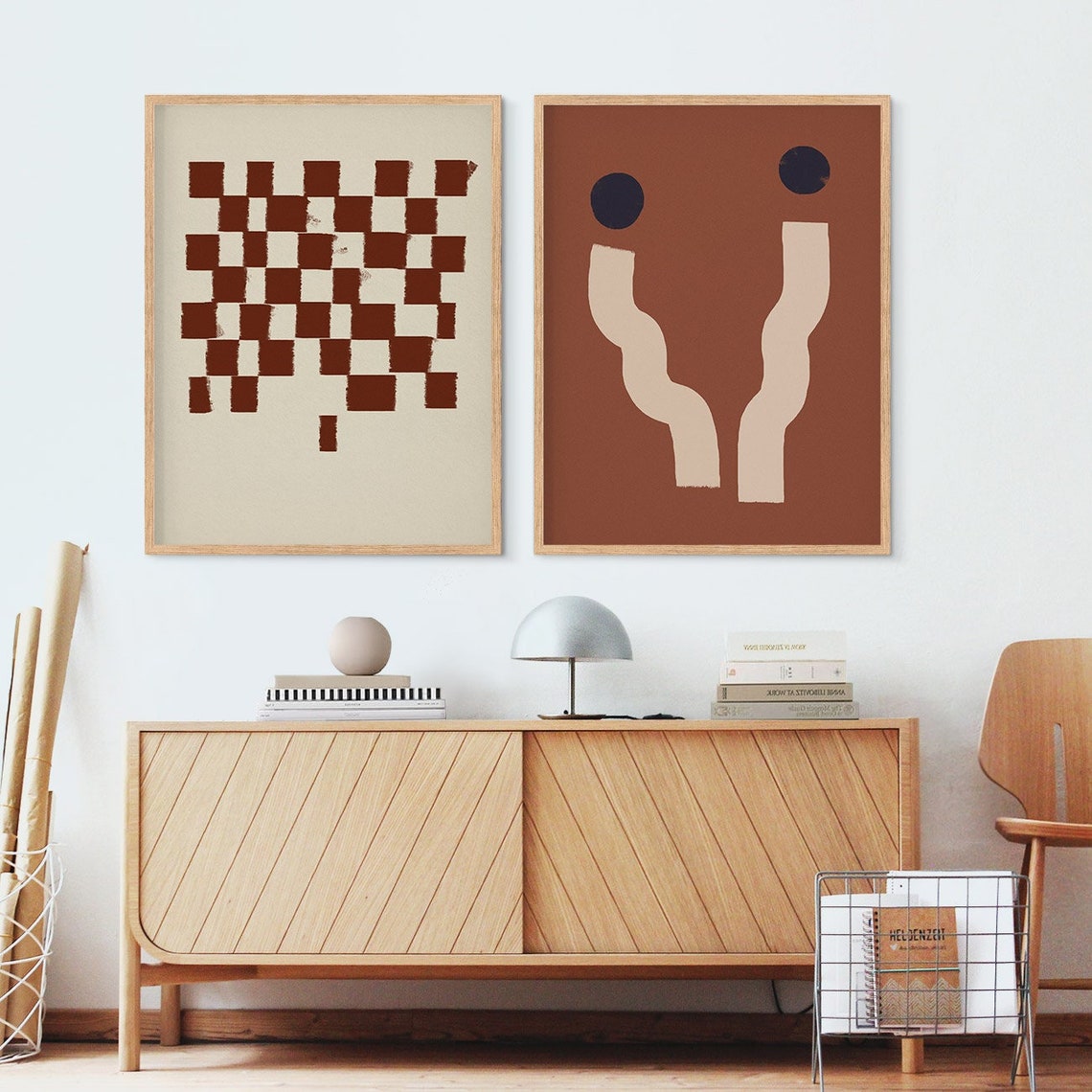 Downloadable Two Prints Checkers Printable Set of 2 Gallery - Etsy