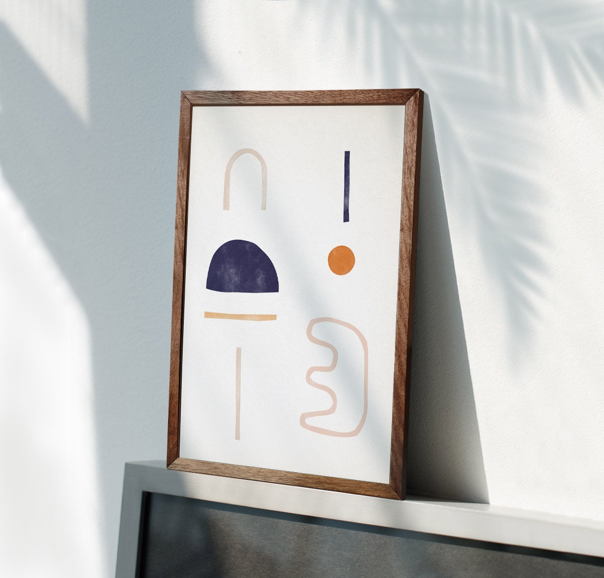 Printable Wall Art Downloadable Print Simple Forms Geometric | Etsy