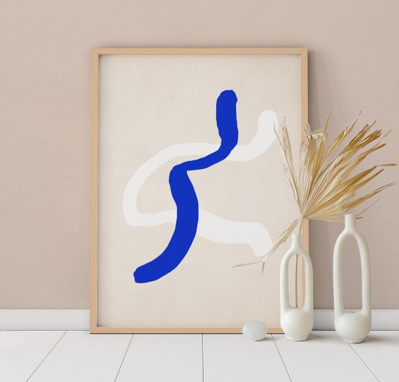 Abstract line art Downloadable print Printable modern art | Etsy