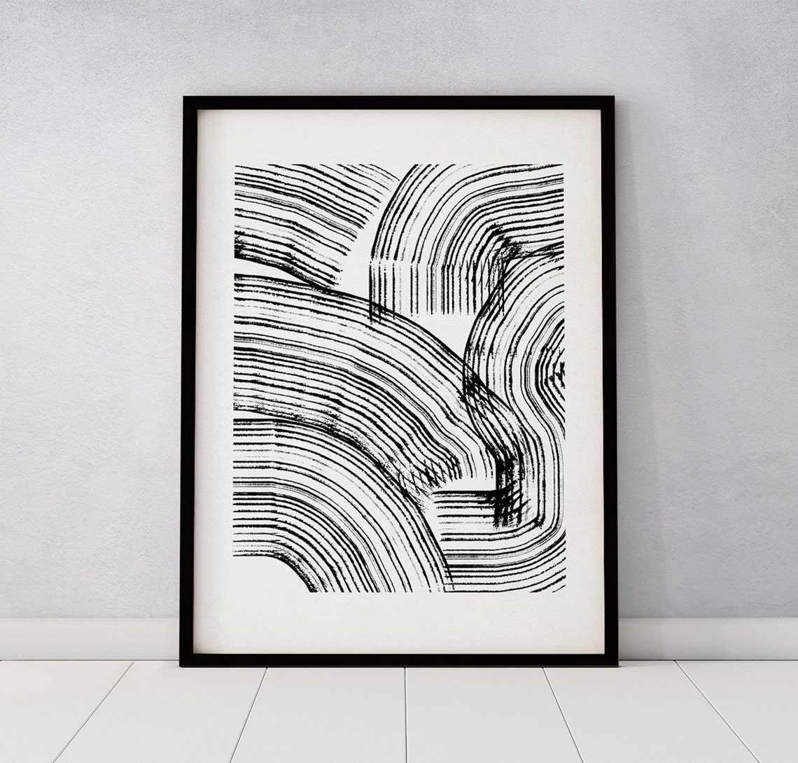 Simple Form Art Downloadable Print Printable Wall Art | Etsy