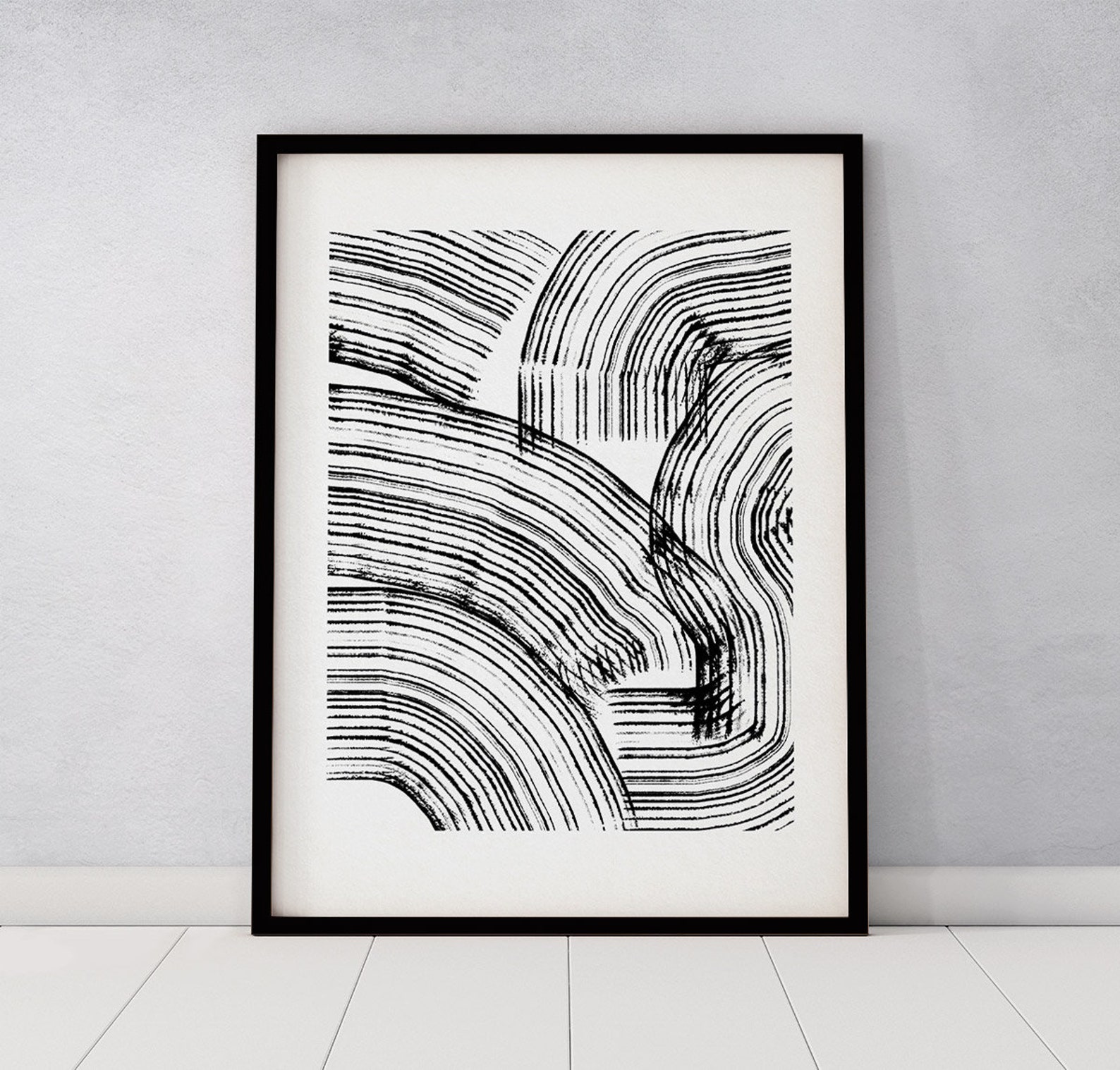 Simple Form Art Downloadable Print Printable Wall Art | Etsy