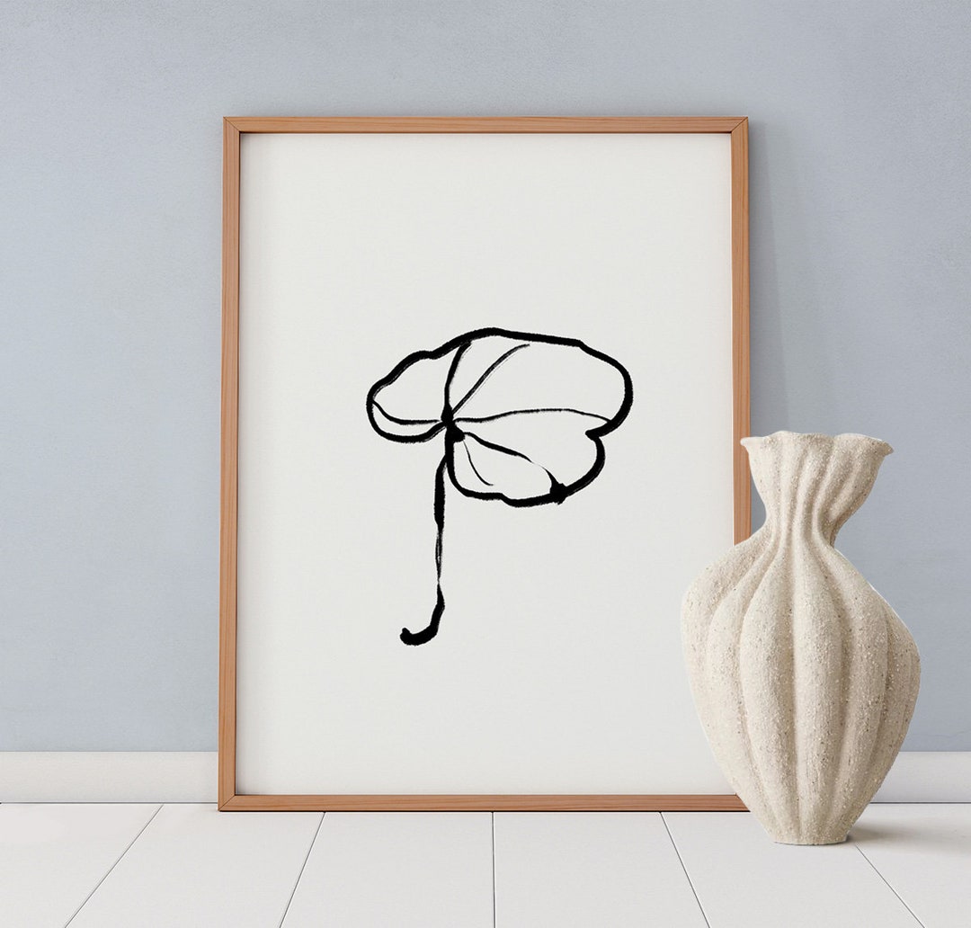 Botanical Illustration Printable Wall Art, Downloadable Poster, Flower ...