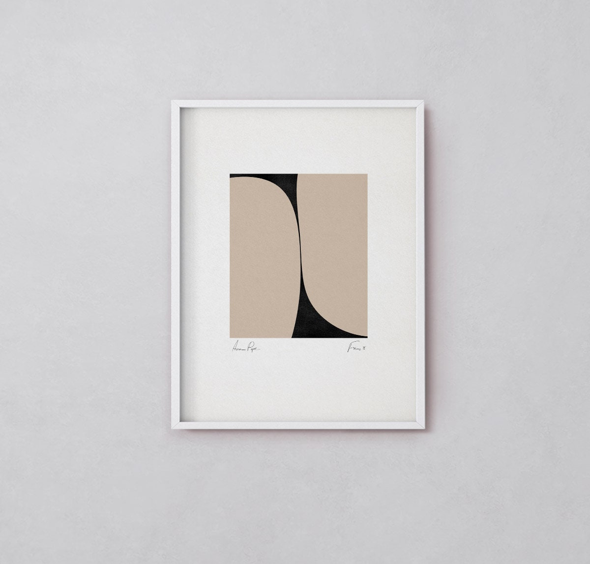 Simple Form Art Downloadable Print Printable Wall Art | Etsy