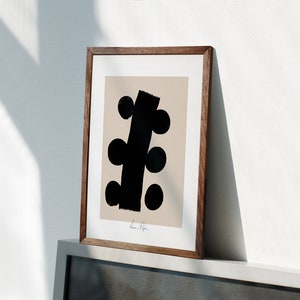 Simple Form Art, Downloadable Print, Printable Wall Art, Abstract ...
