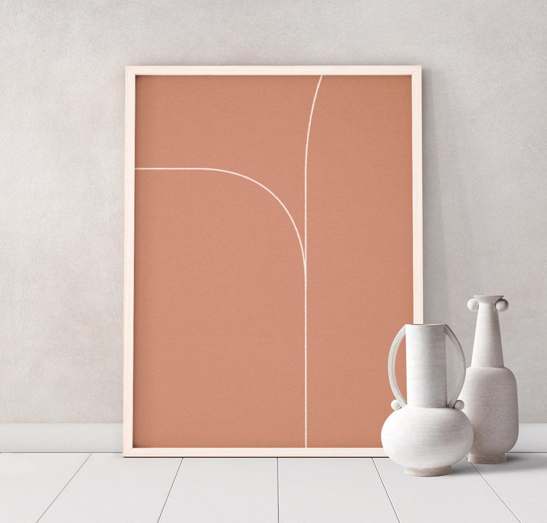 Hyper Minimalistic Abstract Lines, Downloadable Print, Printable Modern ...