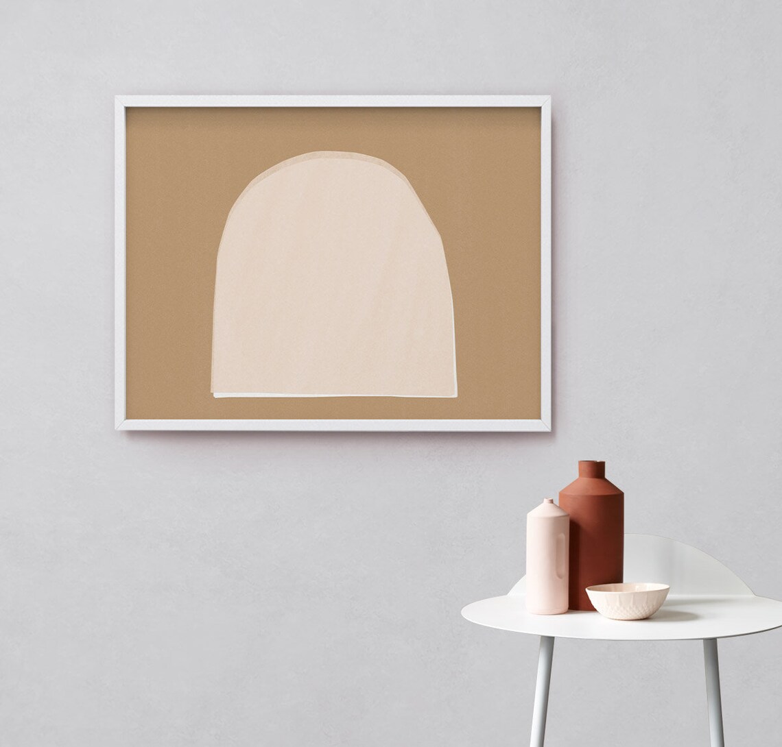 Abstract Horizontal Arch Print Downloadable Abstract - Etsy