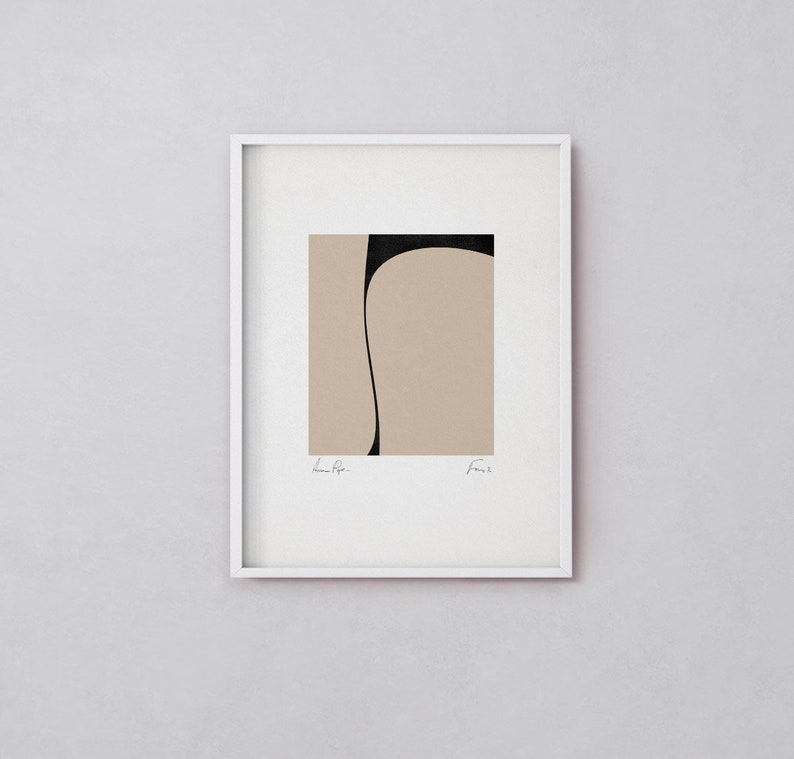 Simple Form Art Downloadable Print Printable Wall Art | Etsy