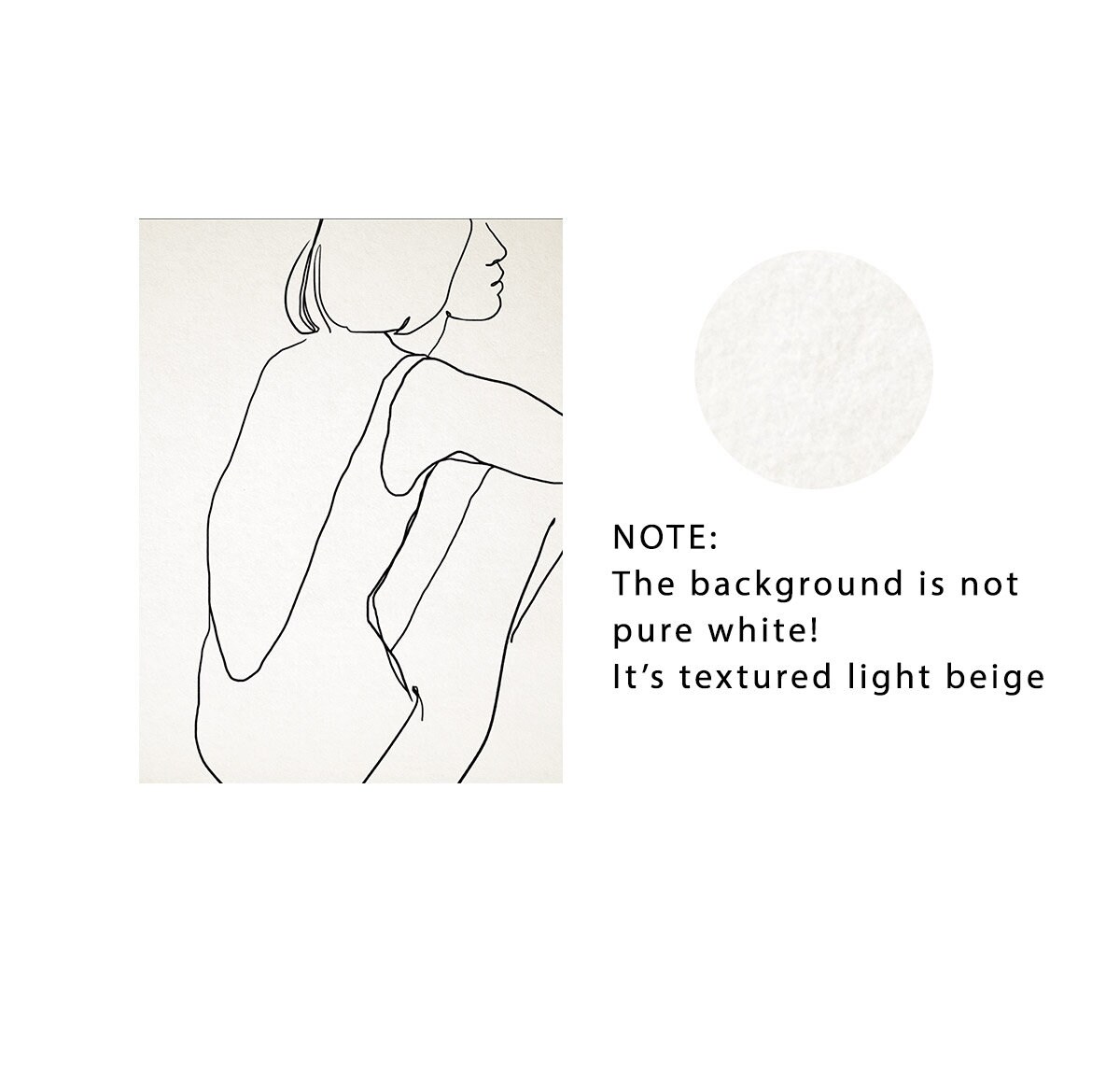 Printable Woman Figure Wall Art Downloadable Female - Etsy