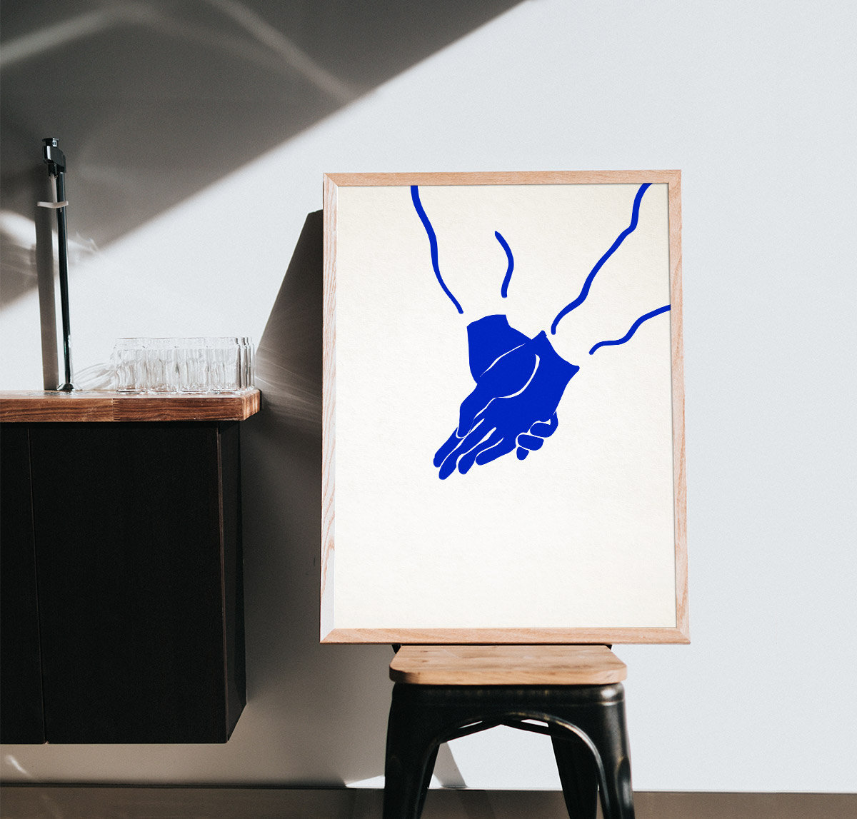 Female Hands Painting Downloadable Print Printable Modern - Etsy