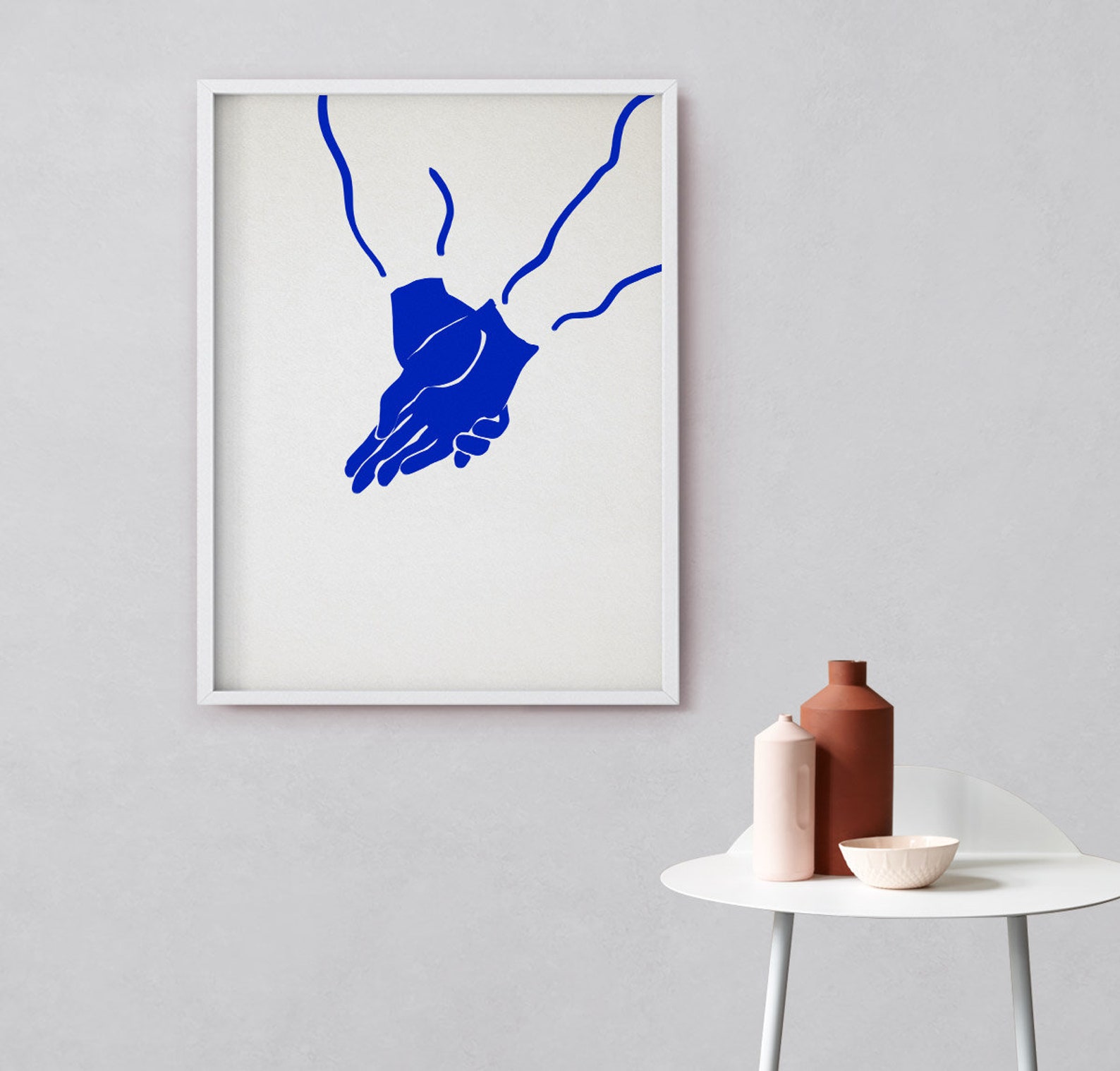 Female Hands Painting Downloadable Print Printable Modern - Etsy