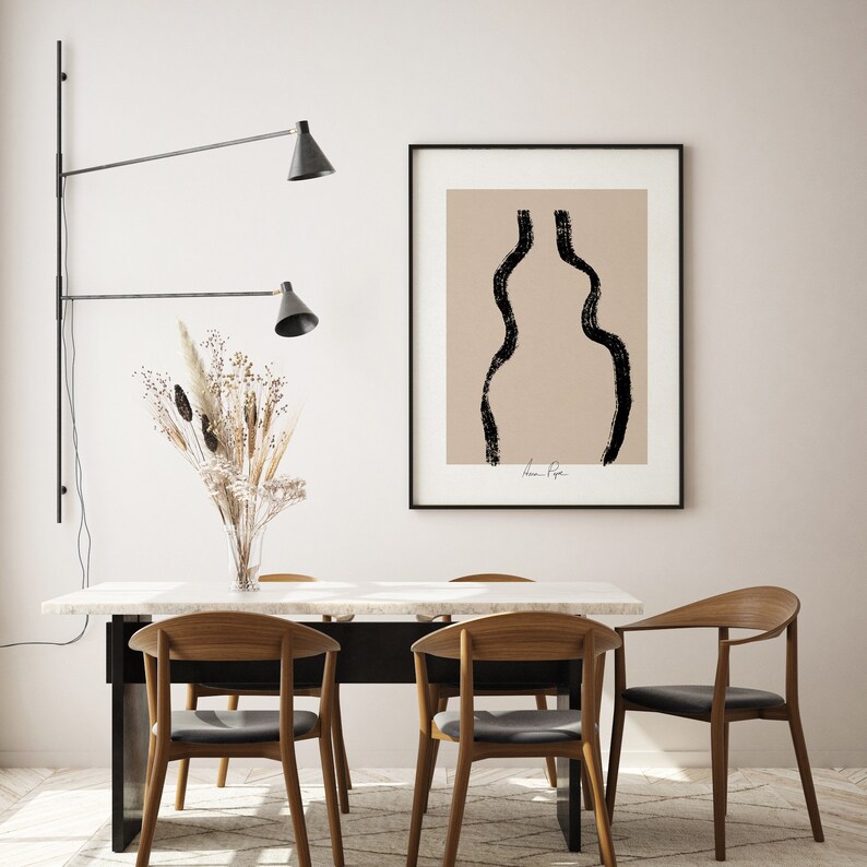 Simple Form Art Downloadable Print Printable Wall Art - Etsy