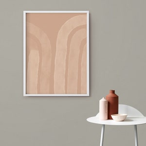 Downloadable Artwork Printable Beige Lines Wall Art Instant - Etsy