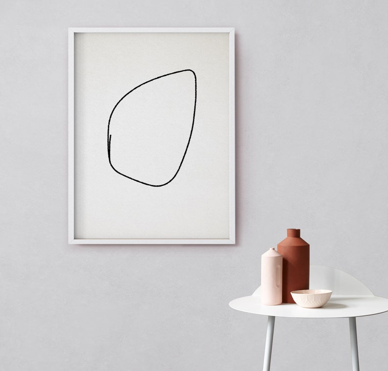 Printable Minimalist Wall Art Downloadable Print Abstract | Etsy