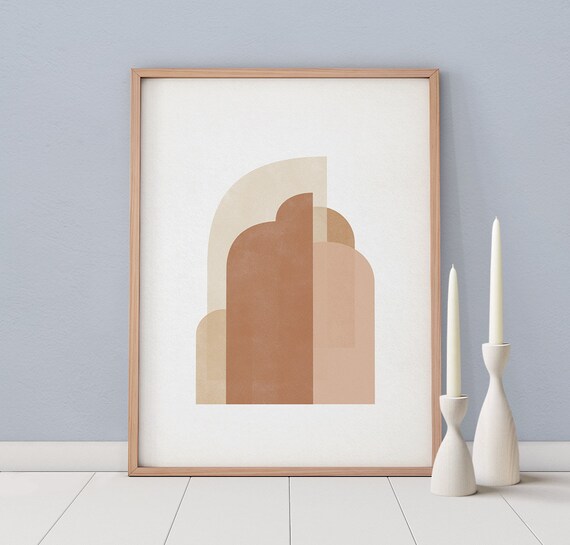 Printable Geometric Wall Art Downloadable Print Instant | Etsy