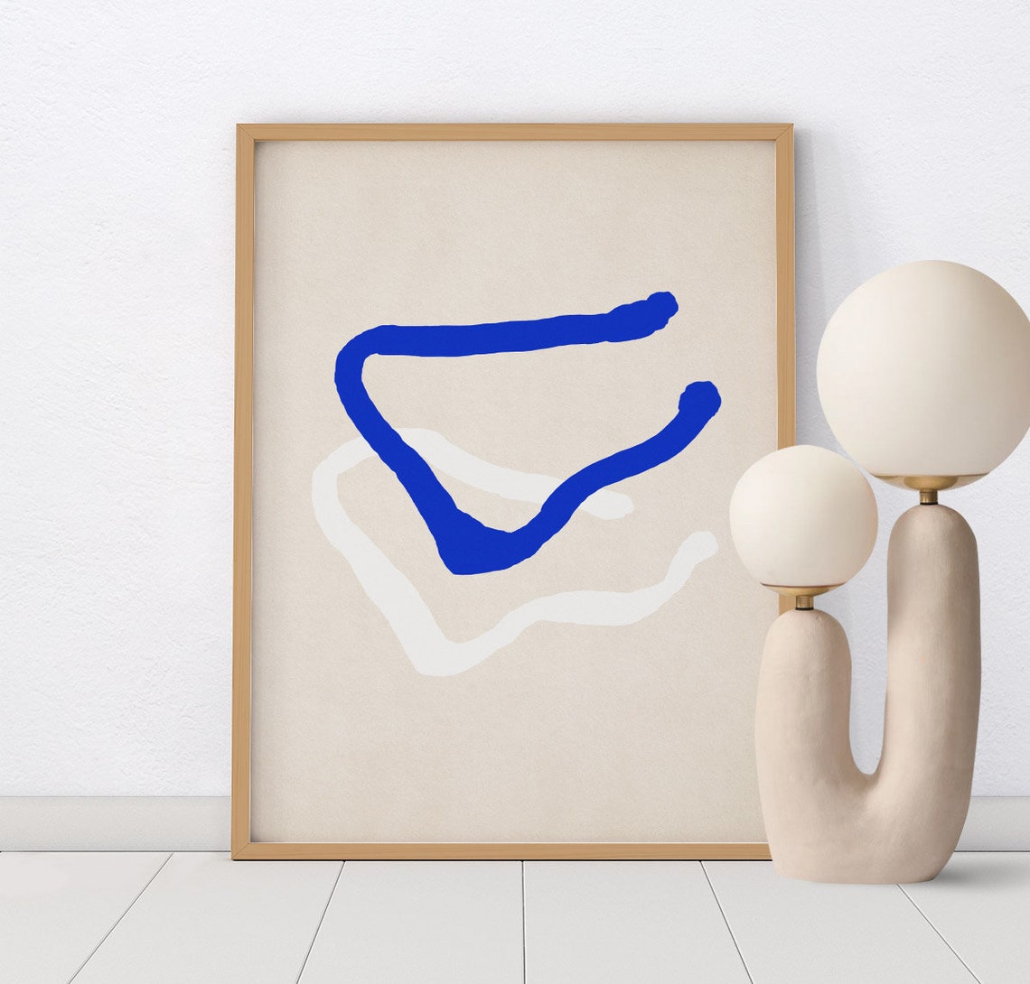 Abstract Line Art Downloadable Print Printable Modern Art | Etsy