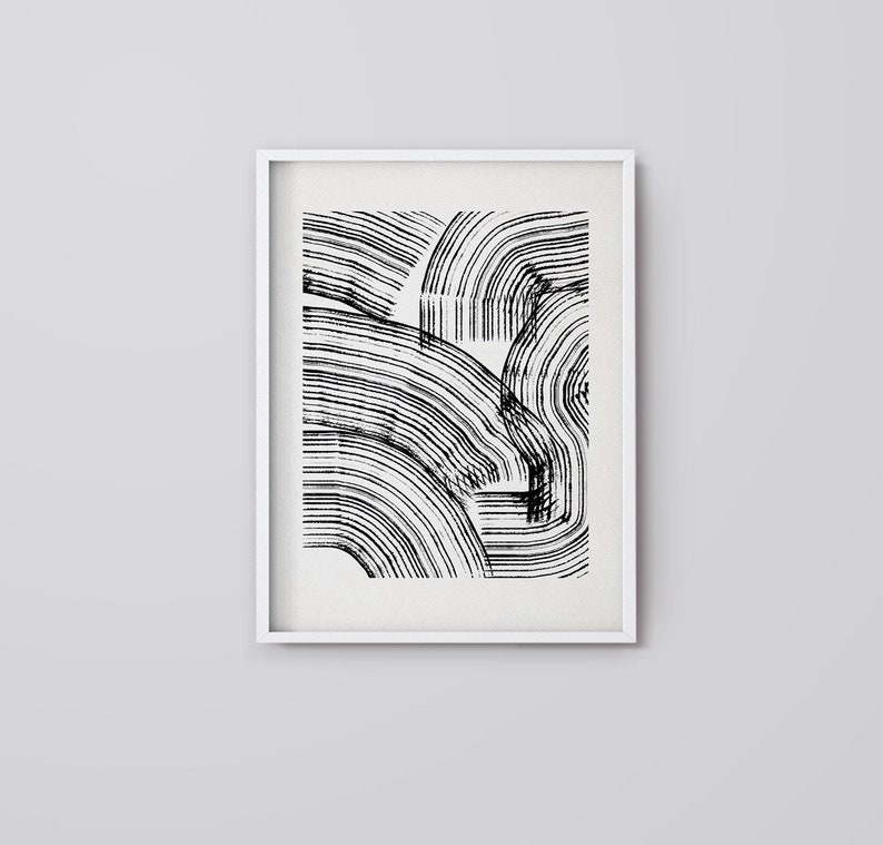 Simple Form Art Downloadable Print Printable Wall Art | Etsy