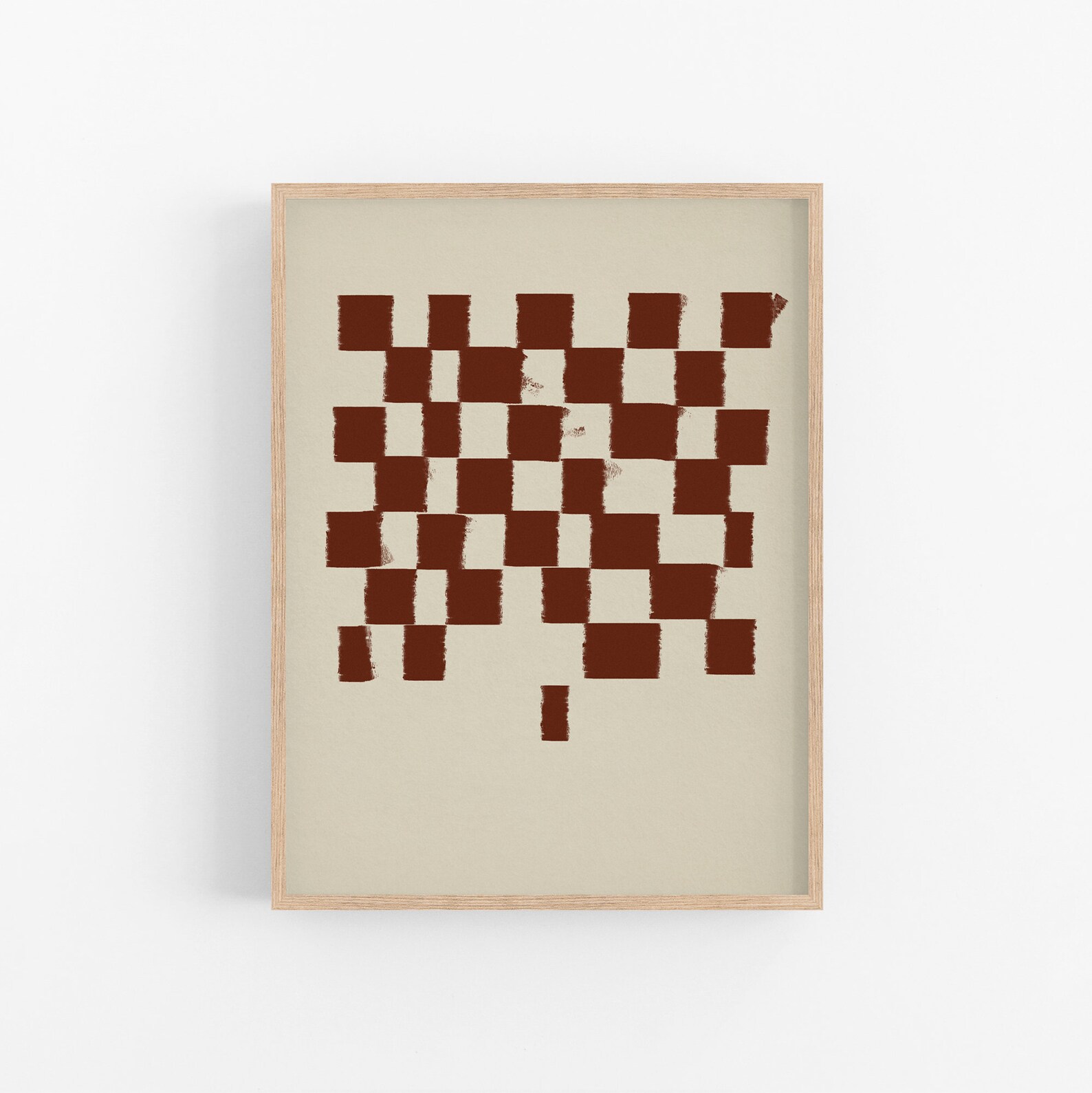 Checkerboard Printable Wall Art Geometric Downloadable Print - Etsy