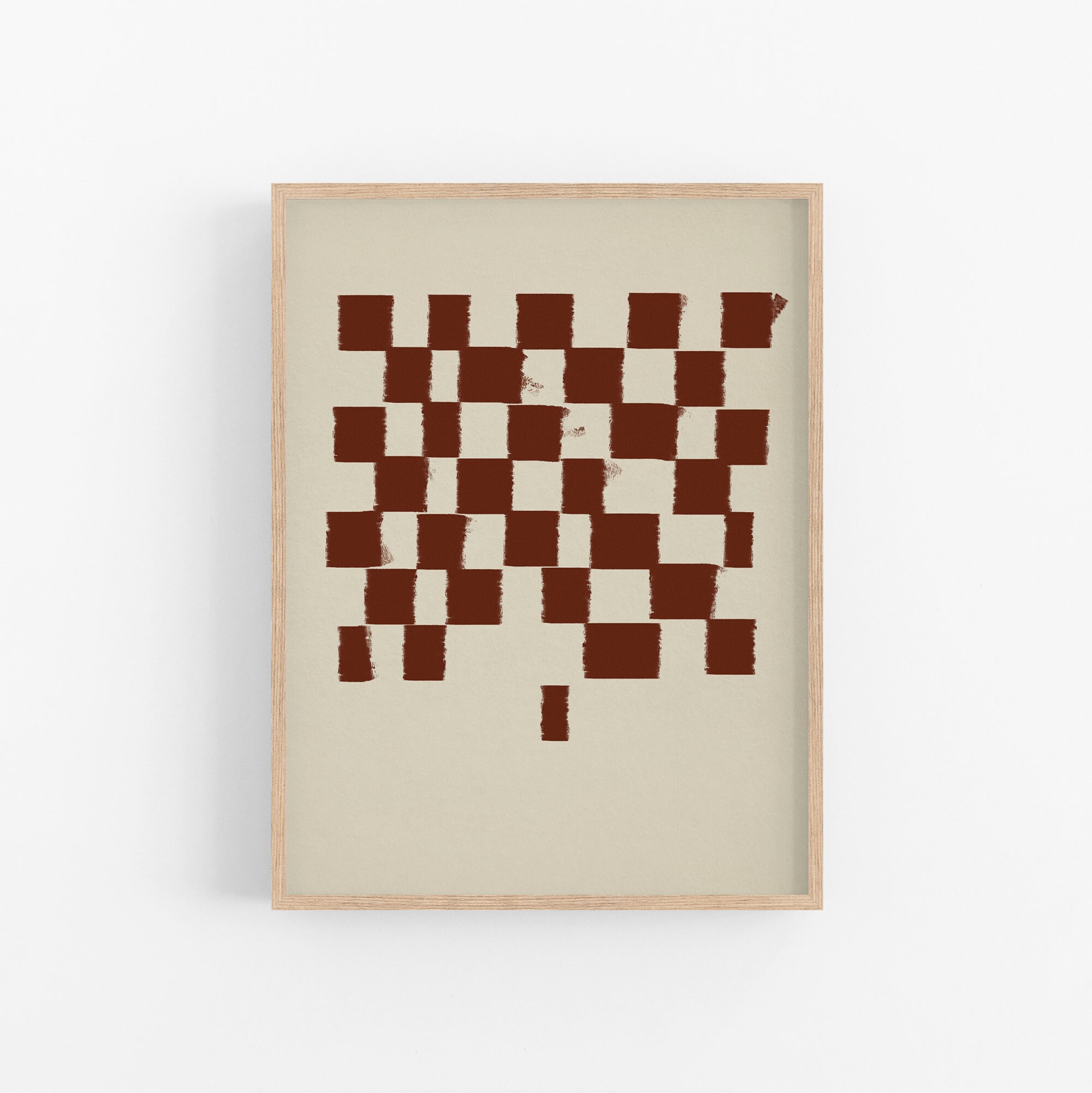 Checkerboard Printable Wall Art Geometric Downloadable Print - Etsy