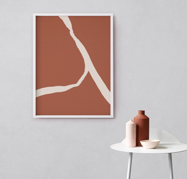 Abstract Line Art Downloadable Print Printable Modern Art - Etsy